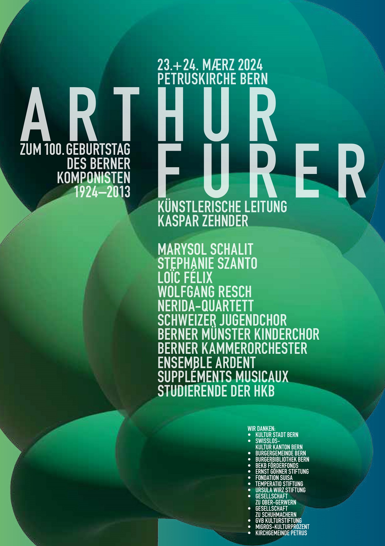 Arthur Furer 2024 – Kaspar Zehnder – DE